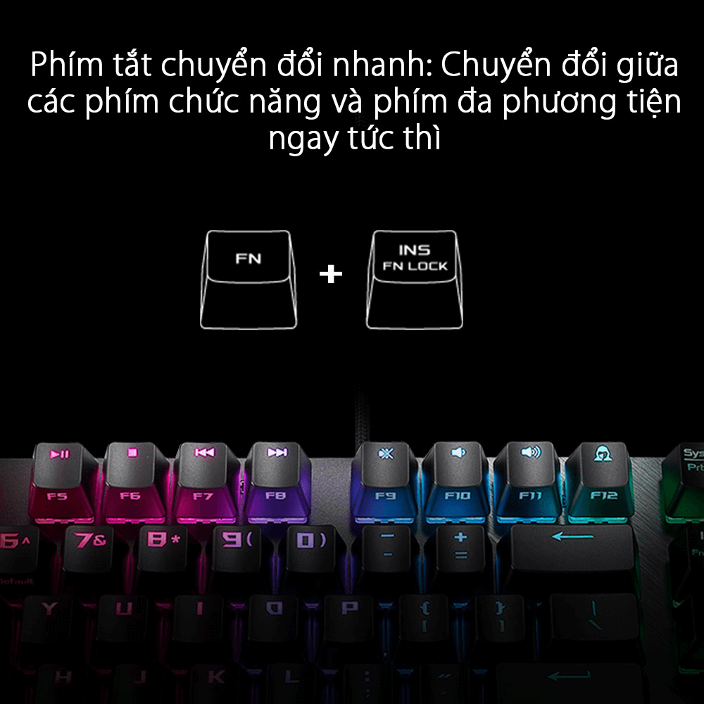 Bàn phím Gaming ASUS ROG Strix Scope NX TKL Deluxe Red Switch