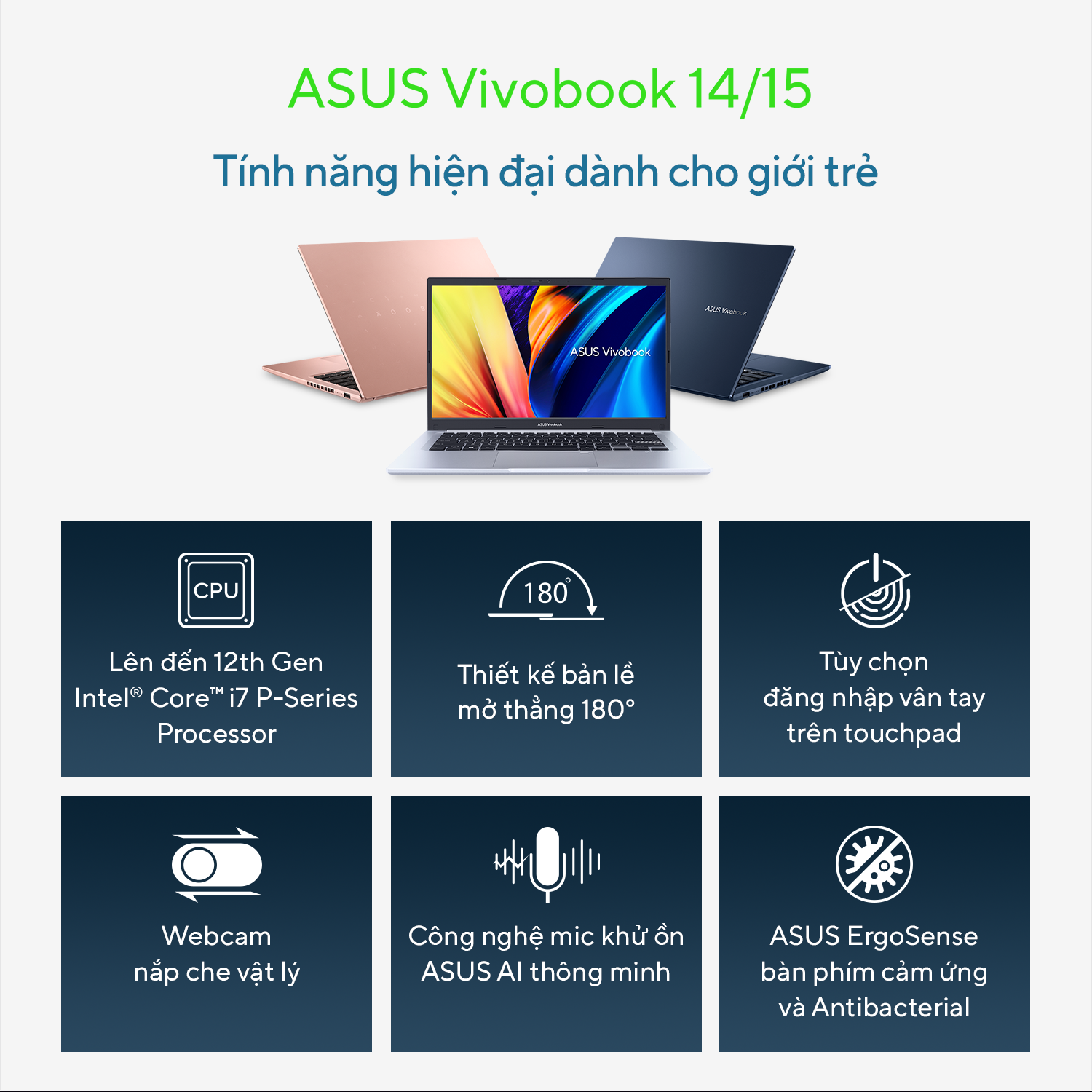 Laptop ASUS Vivobook 14 X1402ZA-EK083W