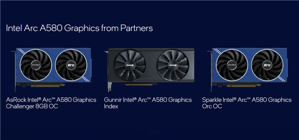 Intel cho ra mắt card đồ họa Arc A580 với mức giá khoảng 4.37 triệu