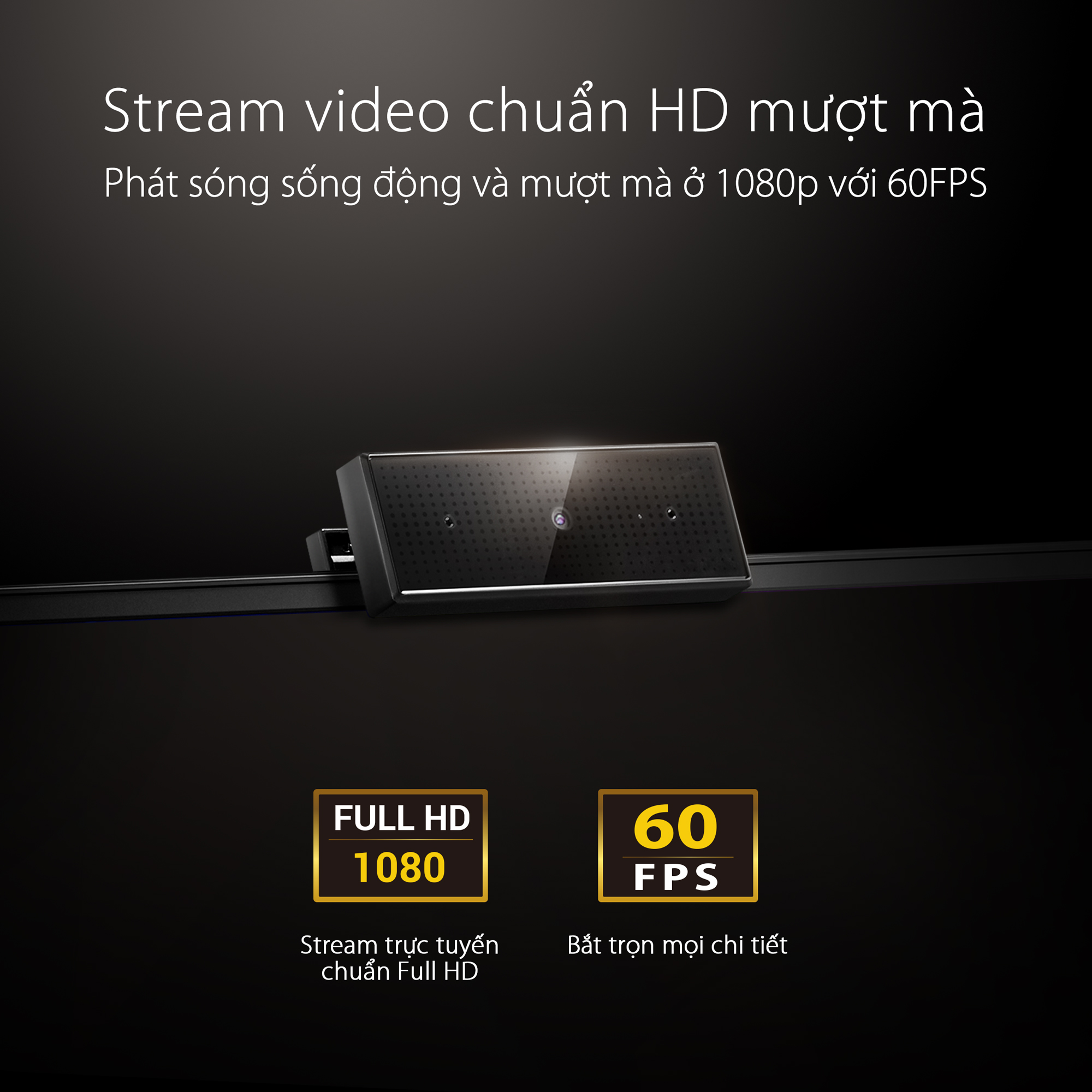 Webcam Gaming Asus ROG EYE S FullHD 1080p 60FPS