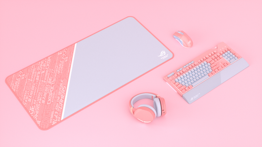 Bàn phím cơ Asus ROG Strix Flare Pink Edition