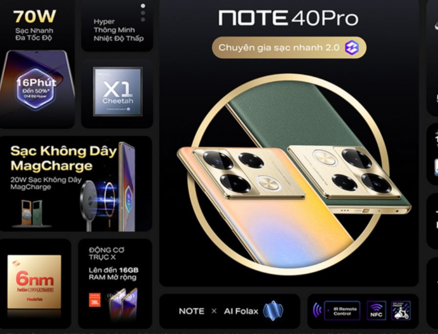 Smartphone tầm trung đầu tiên ở Việt Nam có sạc nhanh 70W