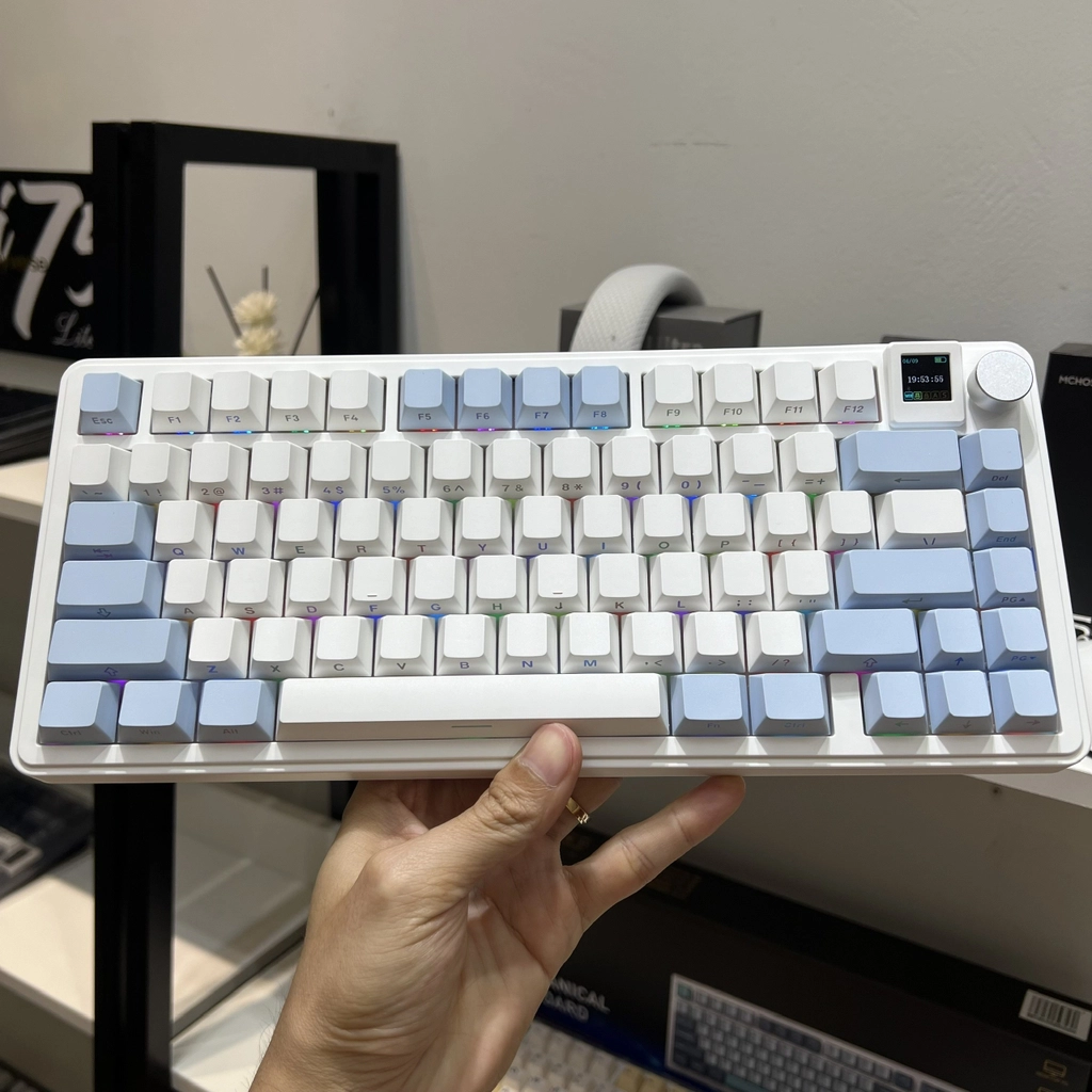 Bàn phím cơ Xinmeng M75 Pro - Trắng Ninja Pro