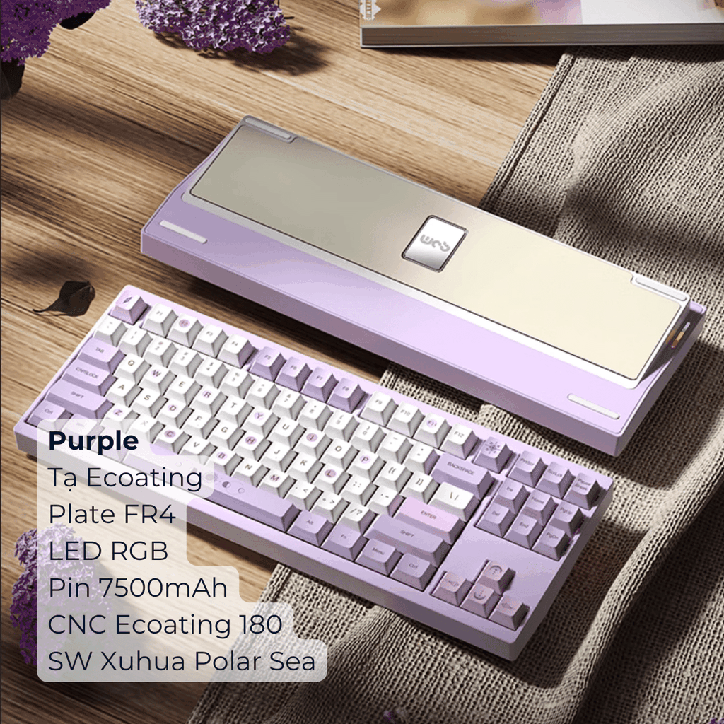 Bàn phím cơ Crush80 Reboot - Purple