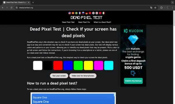 Hướng dẫn cách test màn hình laptop đơn giản, chi tiết nhất