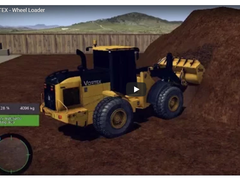 Wheel loader – Công nghệ mô phỏng thực tế ảo