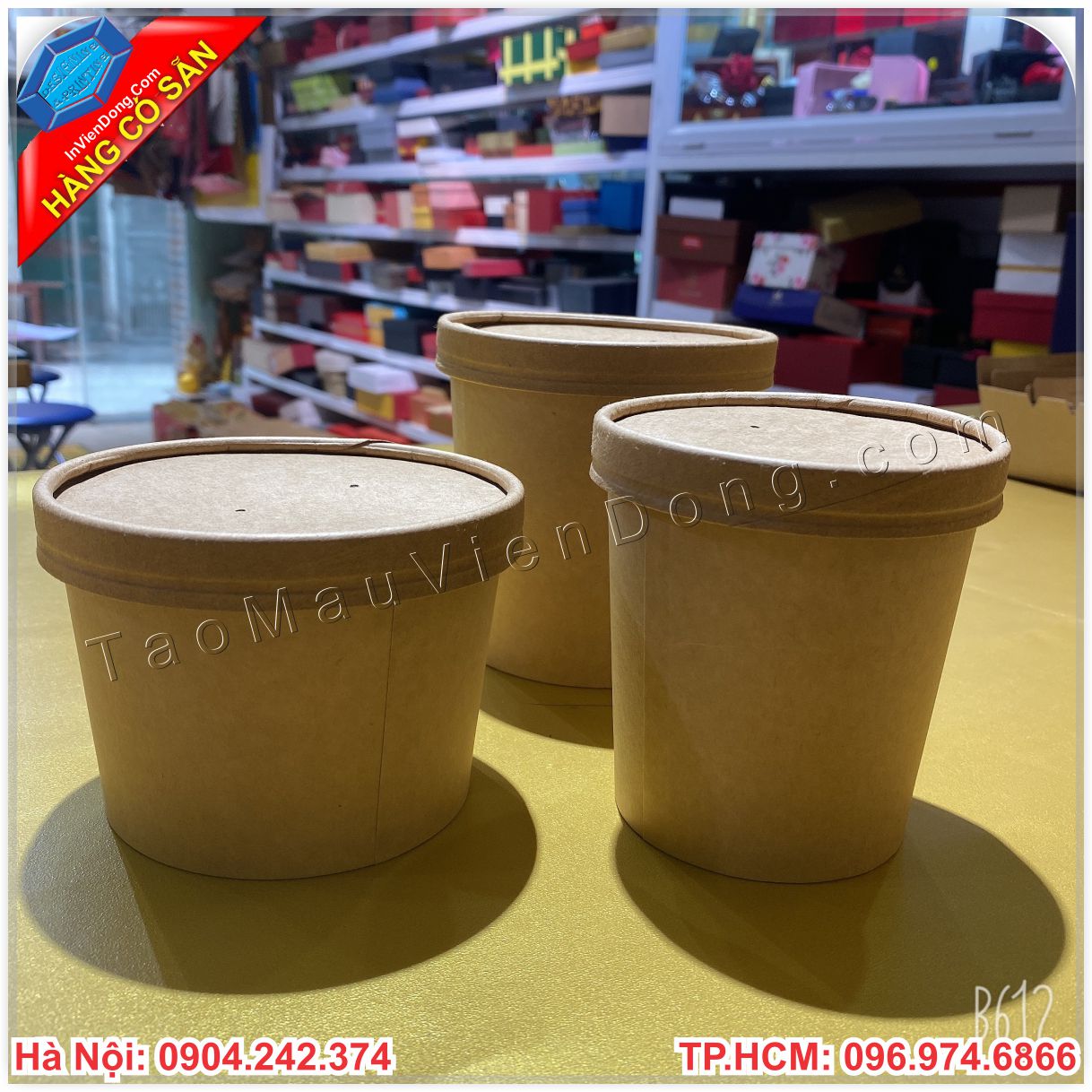 TÔ GIẤY BÁT GIẤY ĐỰNG THỨC ĂN NHANH CÓ SẴN – In Viễn Đông