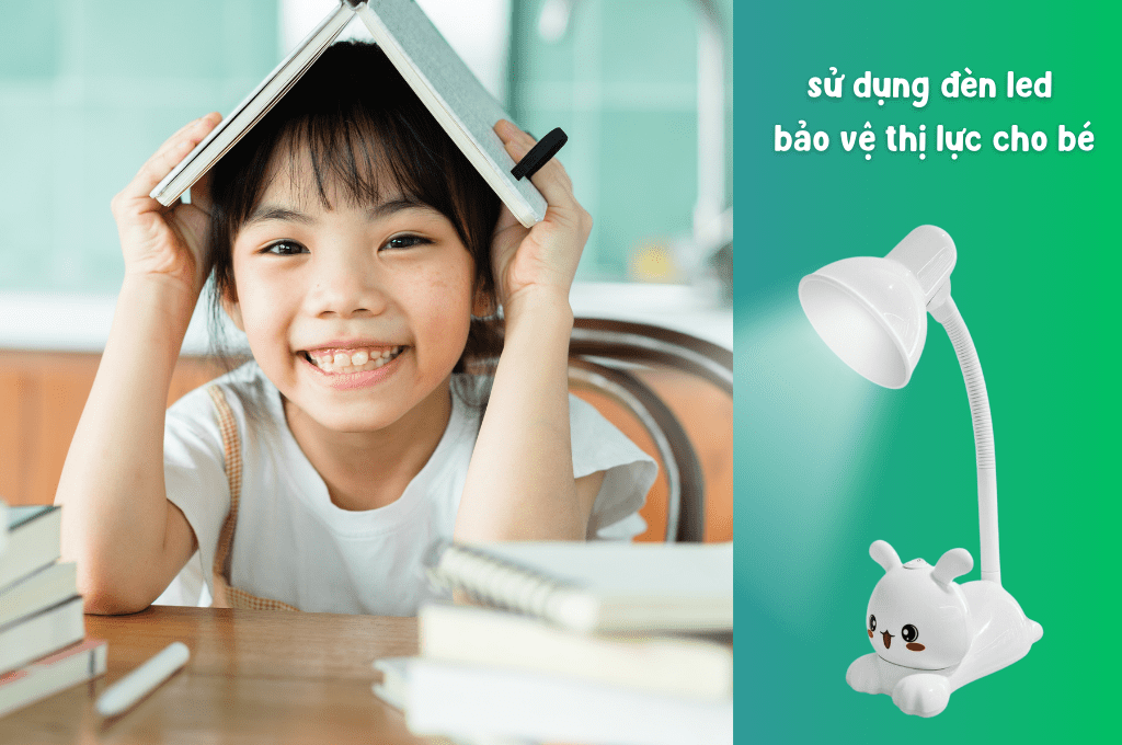 Đèn Bàn Học Chống Cận Hình Con Thỏ - Bảo Hành 12 Tháng – Điện Quang Shop