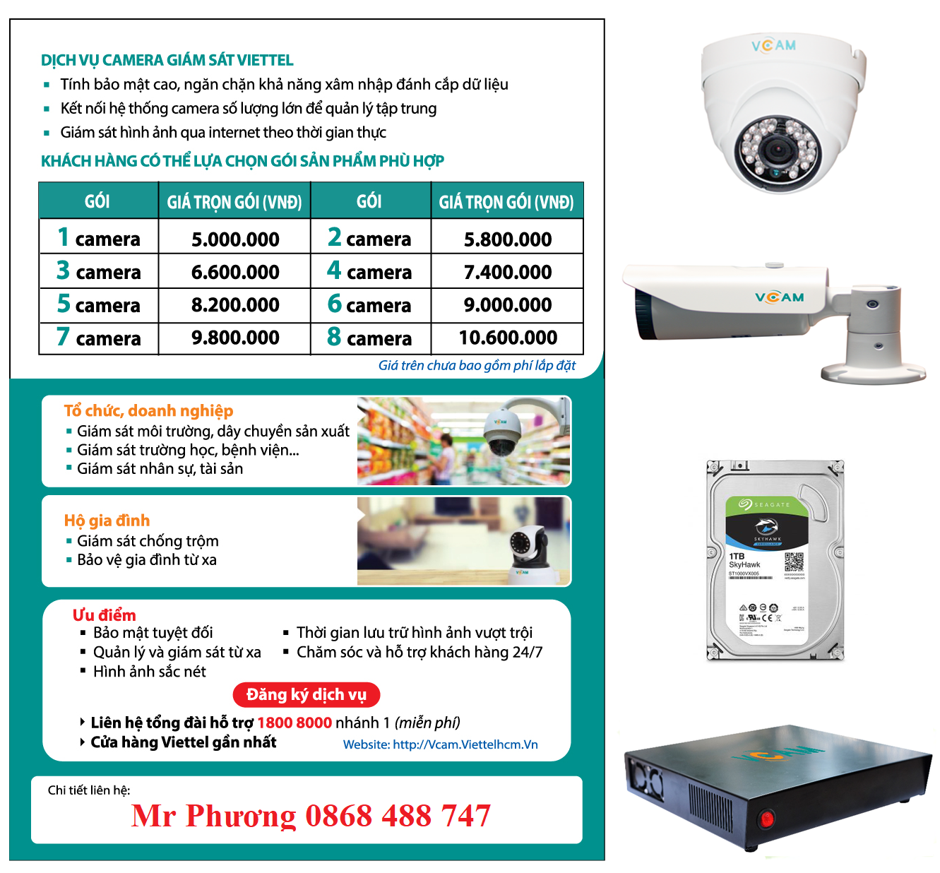 CAMERA VIETTEL - VCAM – viettelsolution