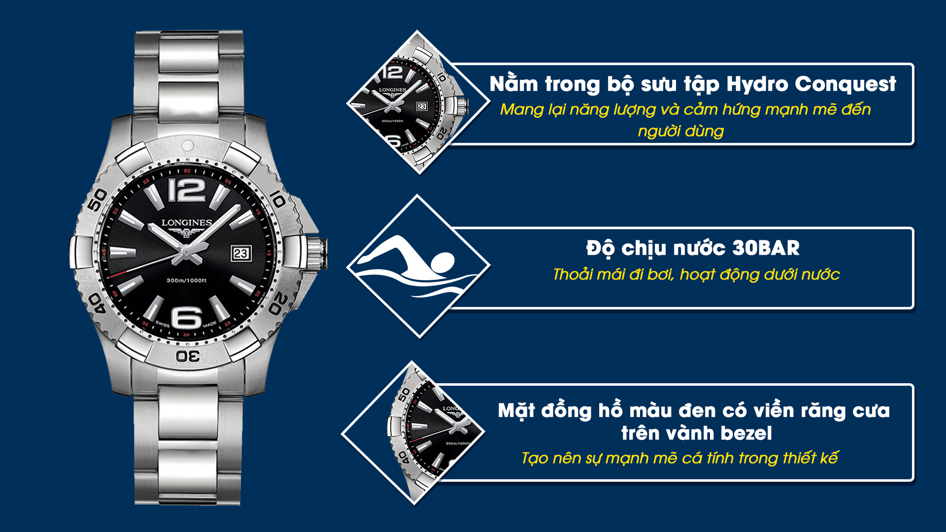 LONGINES ĐẲNG CẤP ĐỒNG HỒ THỤY SỸ | Donghochinhhang.com