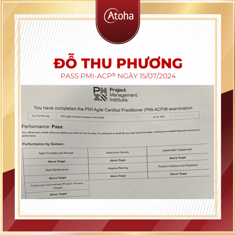 Viện Quản lý dự án ATOHA (Học Online, Offline, In-house) – Atoha