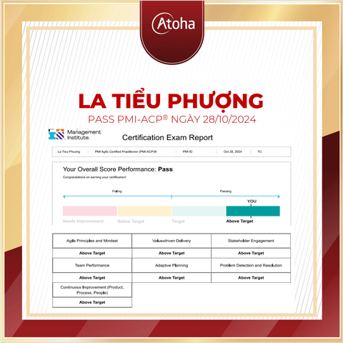 Viện Quản lý dự án ATOHA (Học Online, Offline, In-house) – Atoha