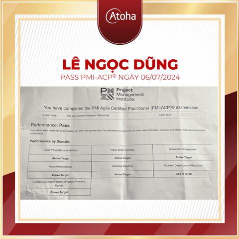 Viện Quản lý dự án ATOHA (Học Online, Offline, In-house) – Atoha