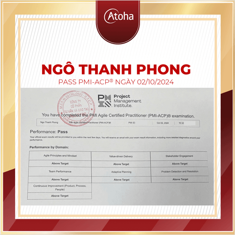 Viện Quản lý dự án ATOHA (Học Online, Offline, In-house) – Atoha