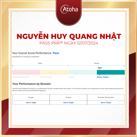 Viện Quản lý dự án ATOHA (Học Online, Offline, In-house) – Atoha