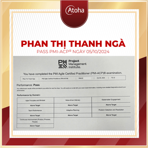 Viện Quản lý dự án ATOHA (Học Online, Offline, In-house) – Atoha
