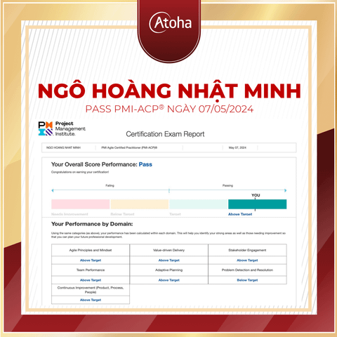 Viện Quản lý dự án ATOHA (Học Online, Offline, In-house) – Atoha
