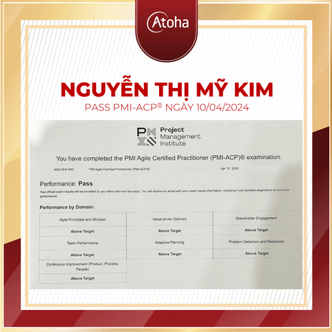 Viện Quản lý dự án ATOHA (Học Online, Offline, In-house) – Atoha