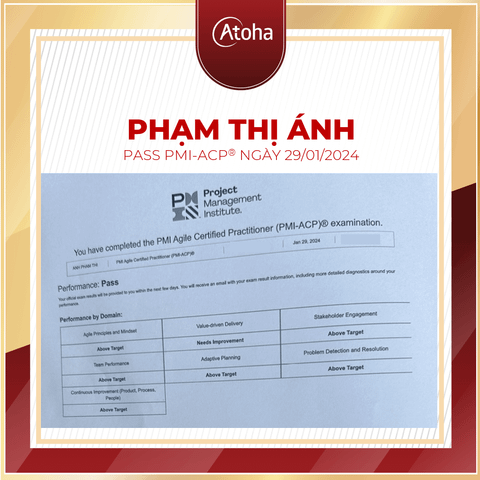 Viện Quản lý dự án ATOHA (Học Online, Offline, In-house) – Atoha