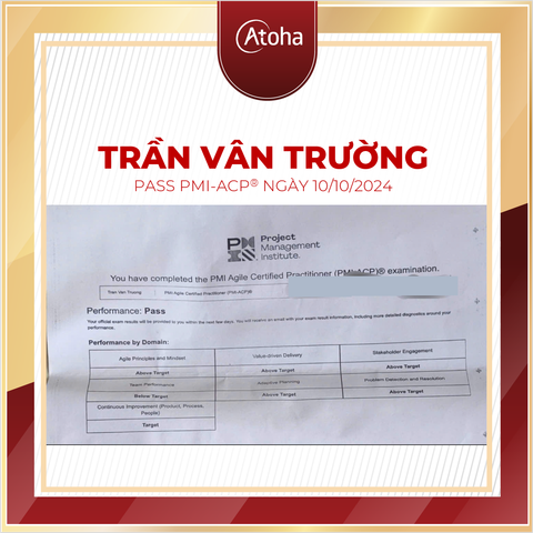 Viện Quản lý dự án ATOHA (Học Online, Offline, In-house) – Atoha