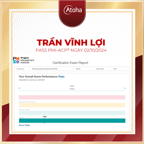 Viện Quản lý dự án ATOHA (Học Online, Offline, In-house) – Atoha