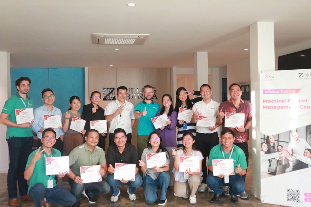 Khóa học "Thực hành quản lý dự án" tại Zuellig Pharma Cambodia – Atoha