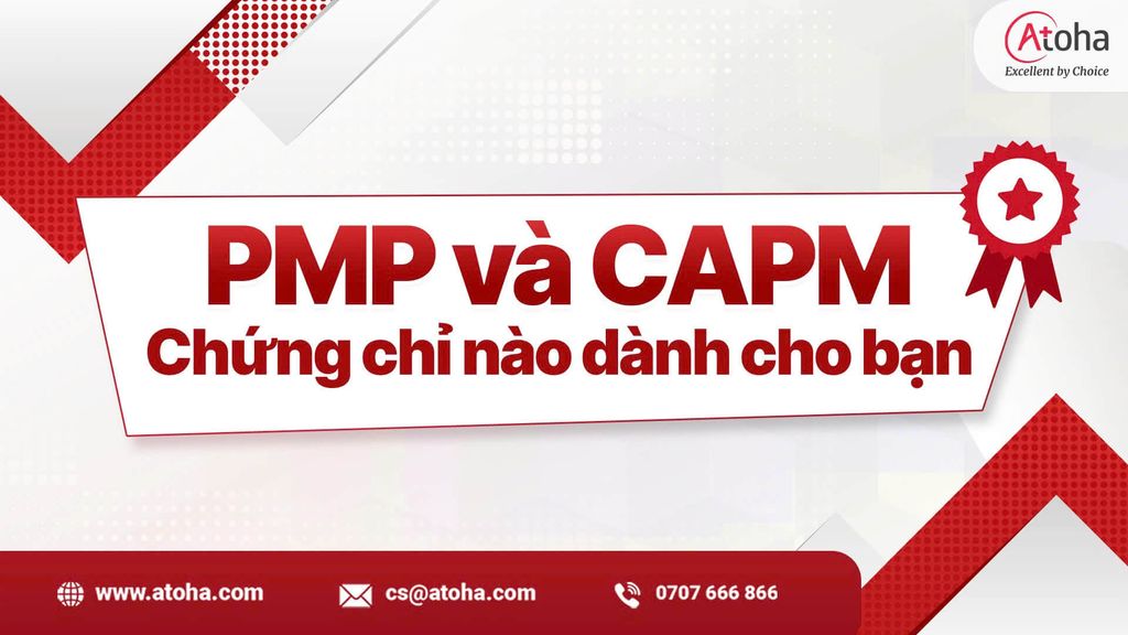 So sánh chứng chỉ PMP và CAPM – Atoha