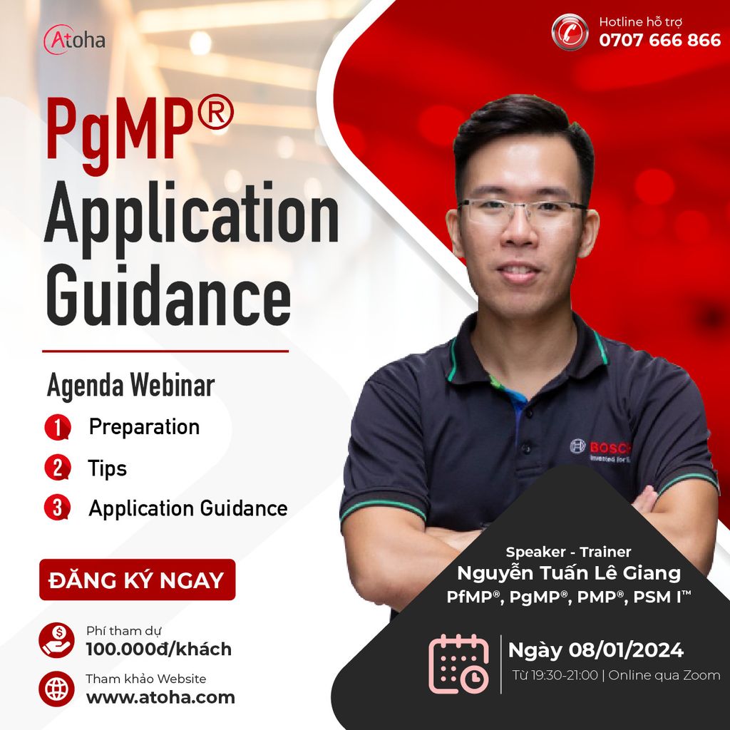 Webinar "PgMP® Application Guidance" – Atoha