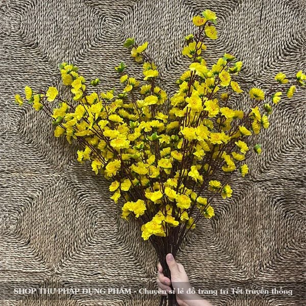 Cành đào đông cành mai vàng cành lựu cẩm tú cầu dẻ quạt cắm bình phụ k ...