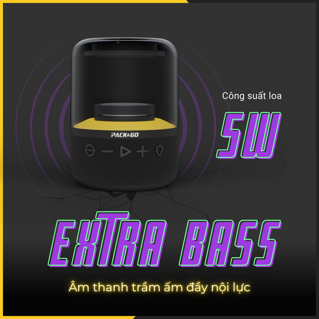 Loa bluetooth PACK&GO LBS-02 – Phụ Kiện Số Hoá