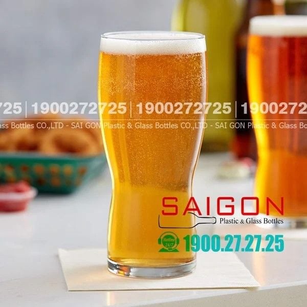 Mẫu ly thủy tinh uống bia tươi ai nhìn cũng thích – ly Thủy Tinh Nhập Khẩu