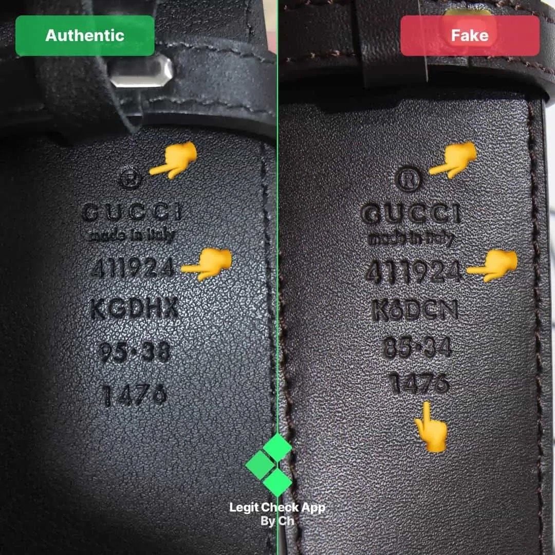 Legitcheck: Cách phân biệt Gucci GG Buckle Supreme Belt Real và Fake ...