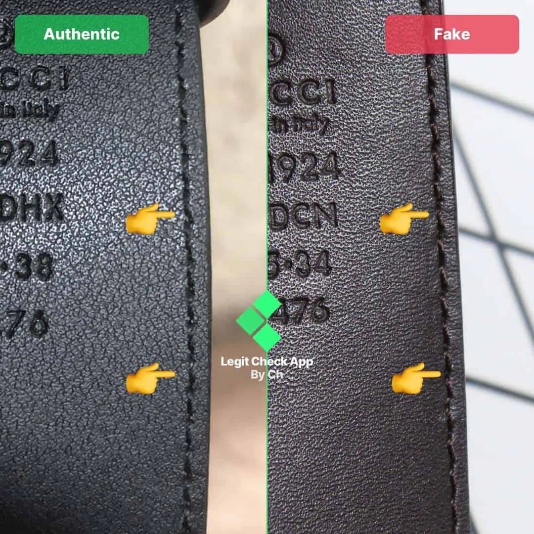 Legitcheck: Cách phân biệt Gucci GG Buckle Supreme Belt Real và Fake ...