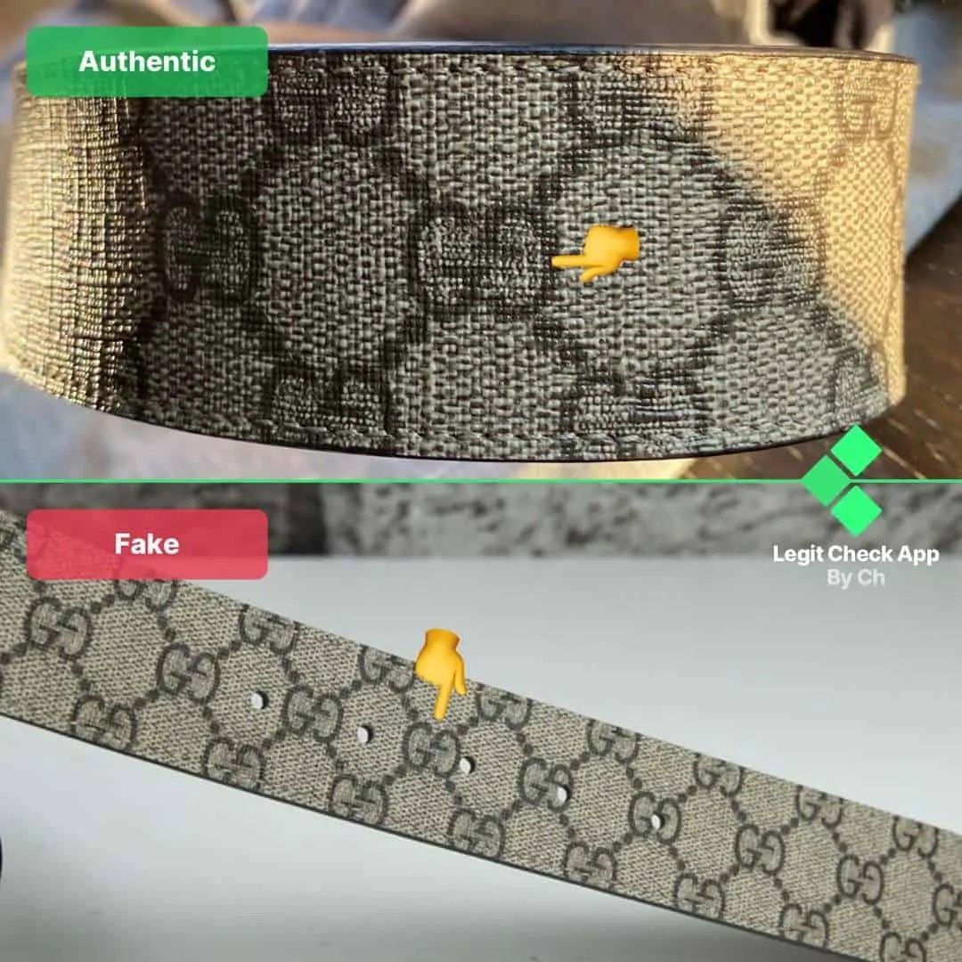 Legitcheck: Cách phân biệt Gucci GG Buckle Supreme Belt Real và Fake ...