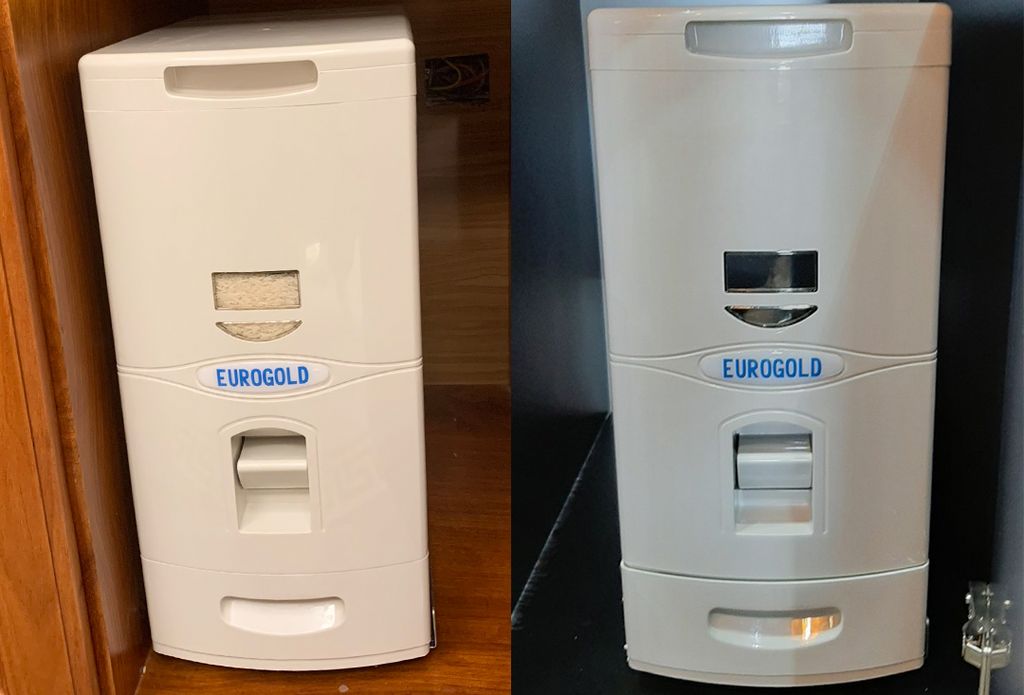 Thùng gạo Eurogold EGA300 âm tủ, ray âm giảm chấn - SALE OFF 25% – Bluha.vn