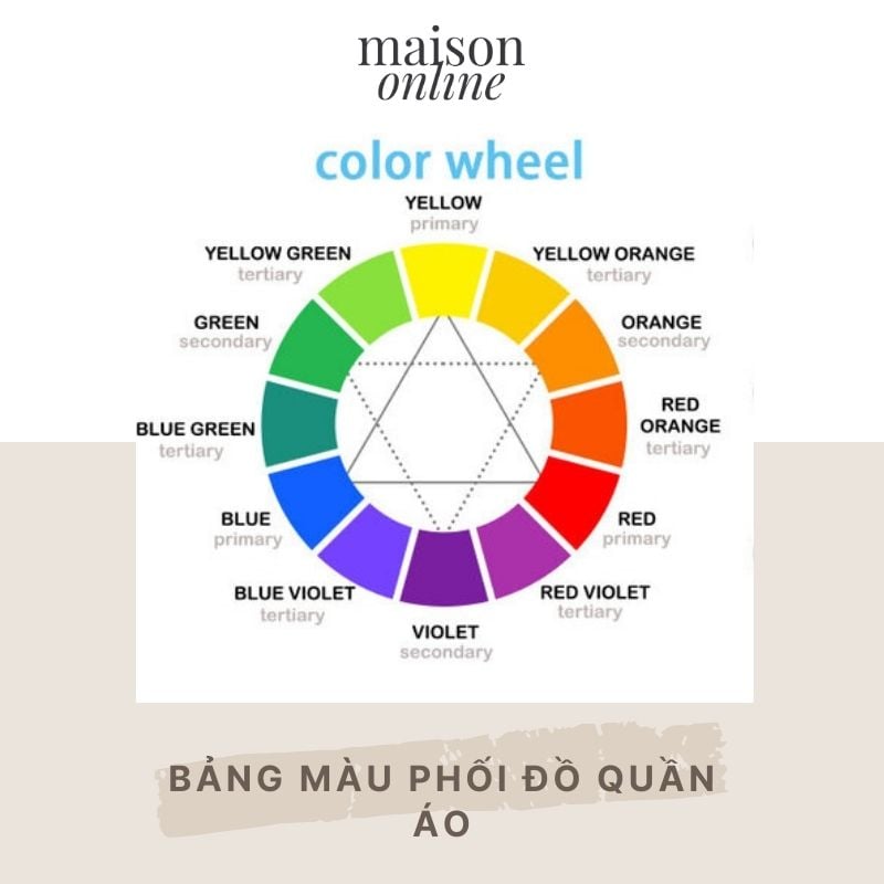 Bảng màu phối đồ quần áo & 11 nguyên tắc mix màu cơ bản đến nâng cao