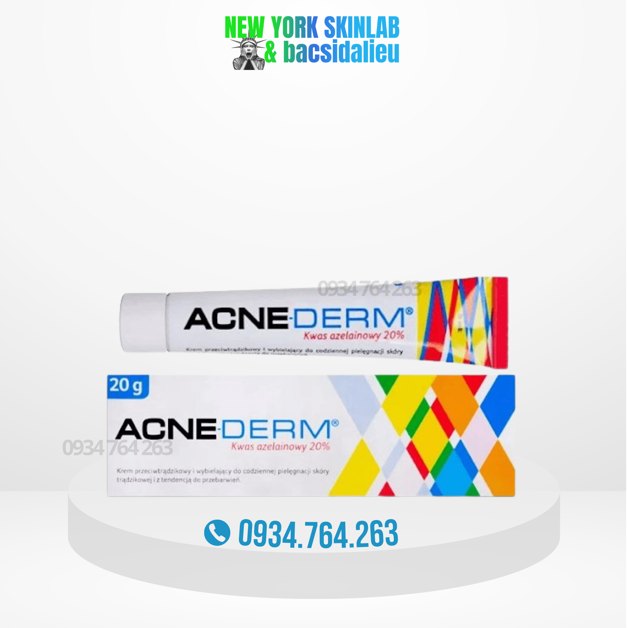 Cách Sử Dụng Acnederm 20% – Giảm Mụn, Mờ Thâm Với Azelaic Acid – New ...