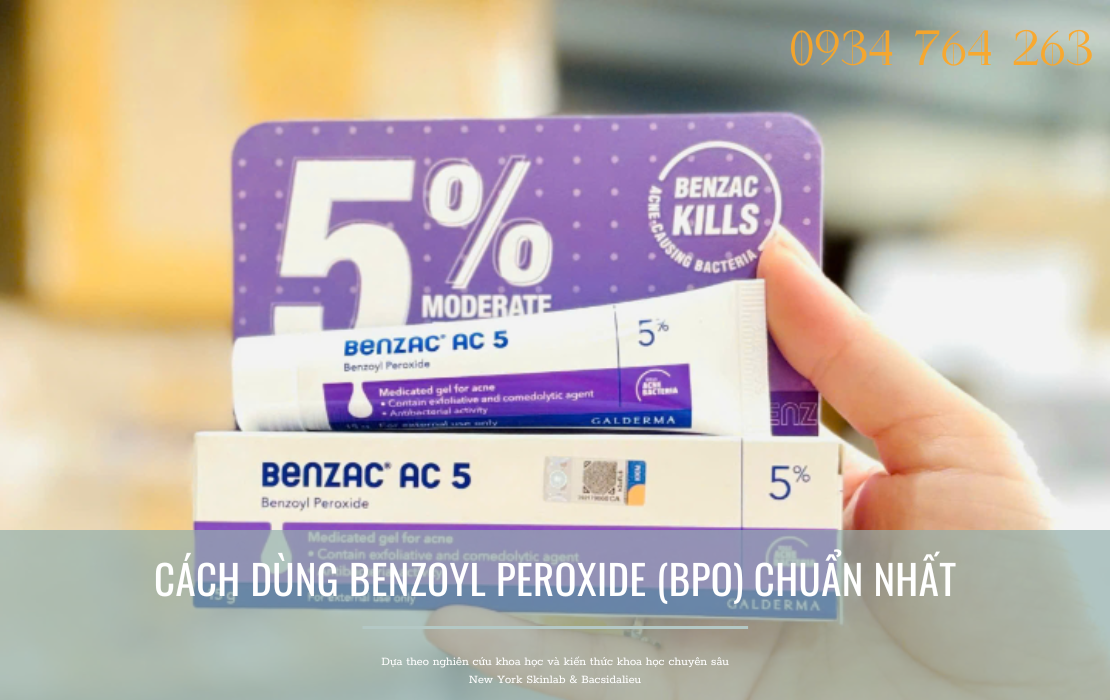 Cách dùng Benzoyl Peroxide (BPO) trị mụn viêm chuẩn nhất – New York ...
