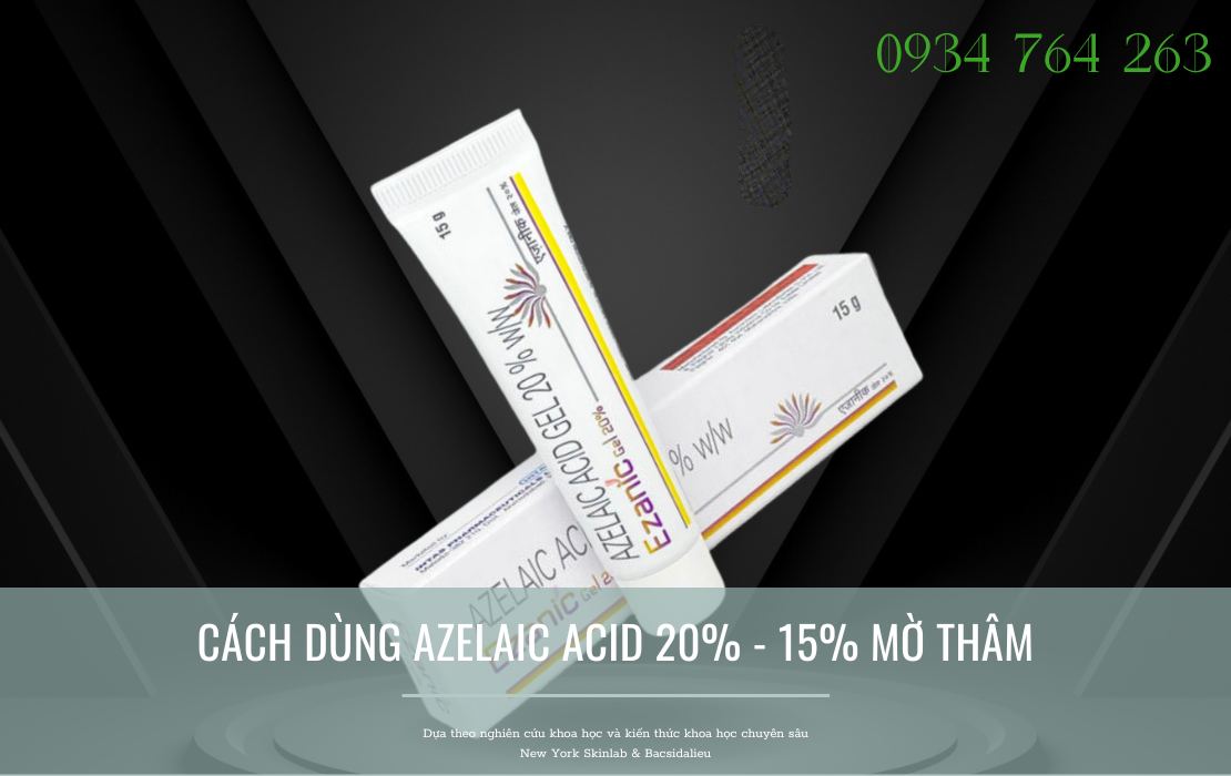 Cách Dùng Azelaic Acid 20% Hiệu Quả Mờ Thâm Mụn, Trị Mụn – New York ...
