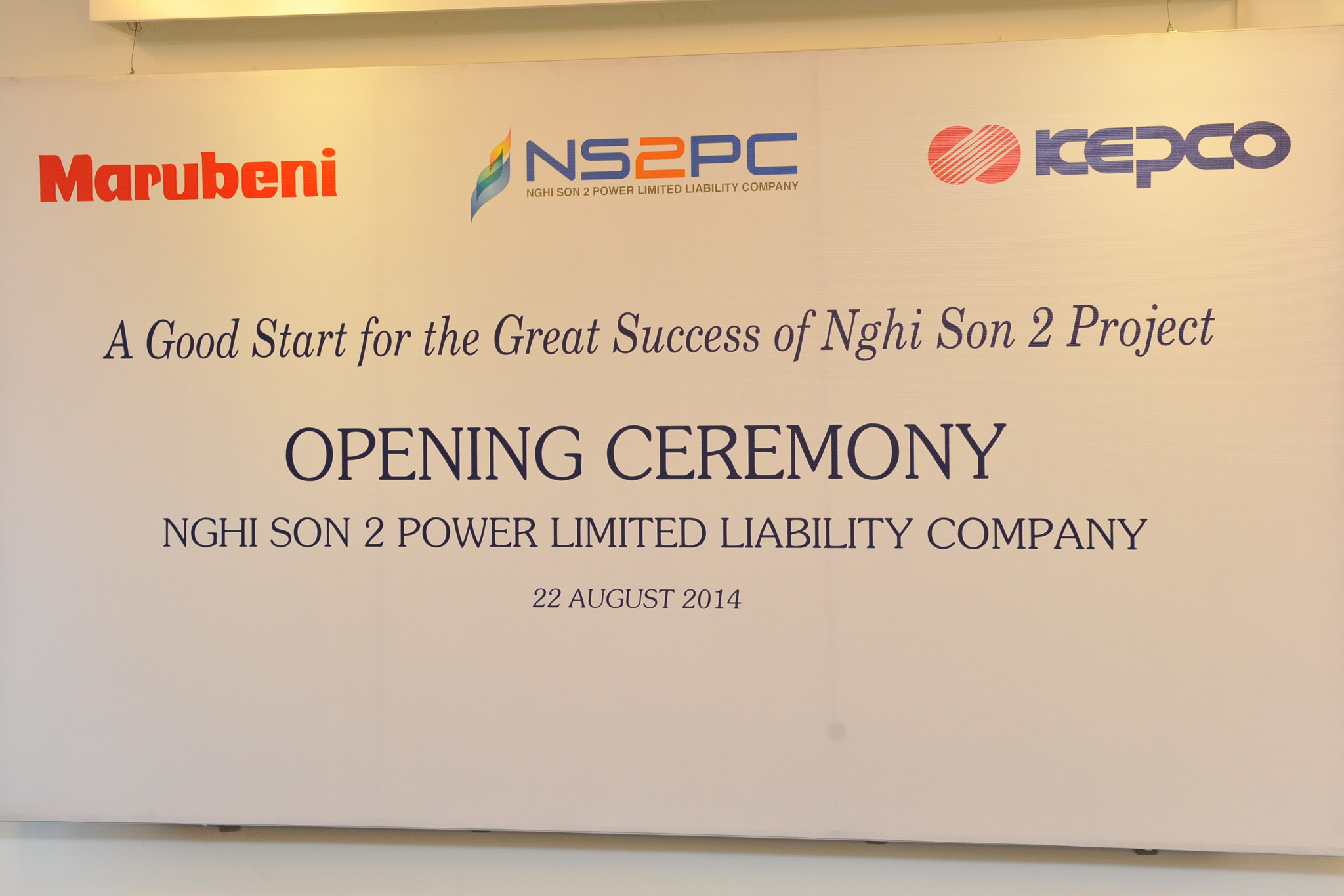 Photo: Opening Ceremony of NS2PC – CÔNG TY THHH ĐIỆN NGHI SƠN 2