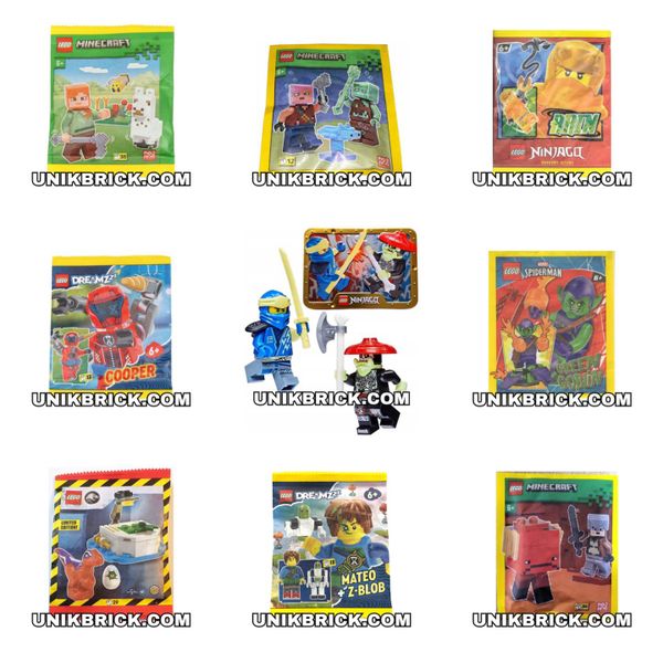 UNIK BRICK về hàng sẵn nhiều mẫu LEGO Paper Bag và LEGO Metal Box cho