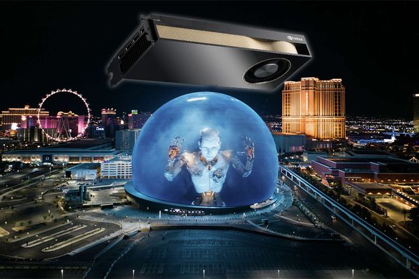 Quả Cầu Led Khổng Lồ Sphere Dùng Tới 150 GPU NVIDIA RTX A6000