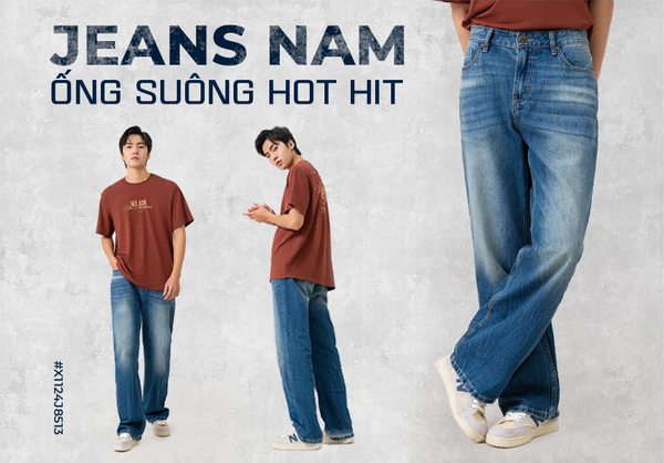 Tại Sao Quần Jean Nam Ống Suông Lại Hot Trở Lại?