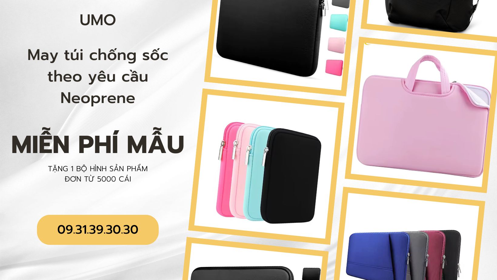 Xưởng May Túi Chống Sốc Neoprene Theo Yêu Cầu – UMO