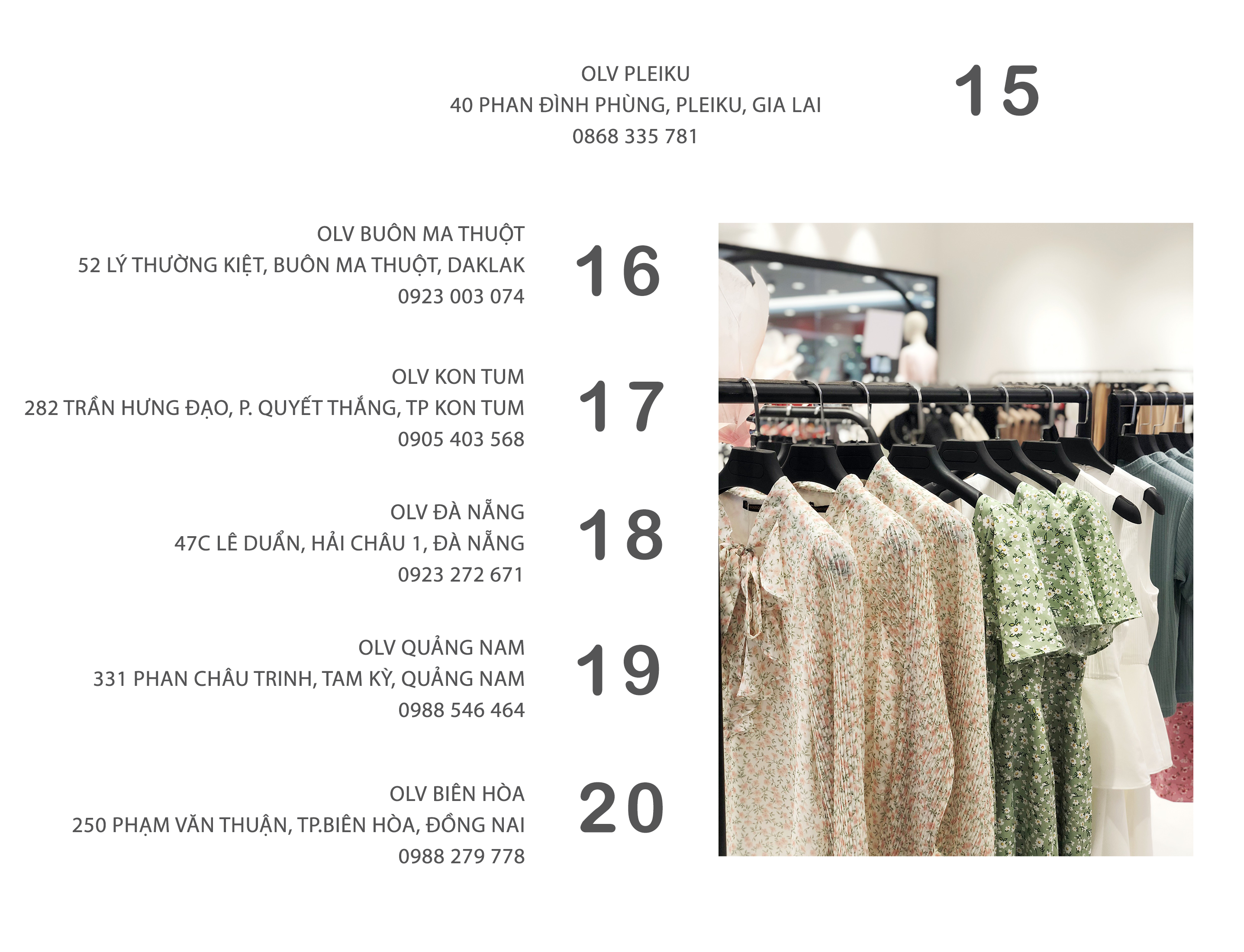 OUR STORES – OLV Boutique