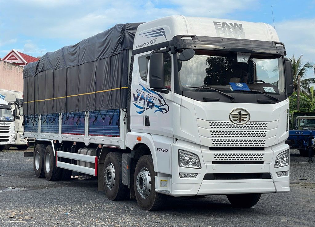 Xe Tải Faw 4 Chân 2025 JH6 370HP Thùng Cao 2M52 – Ô TÔ PMC