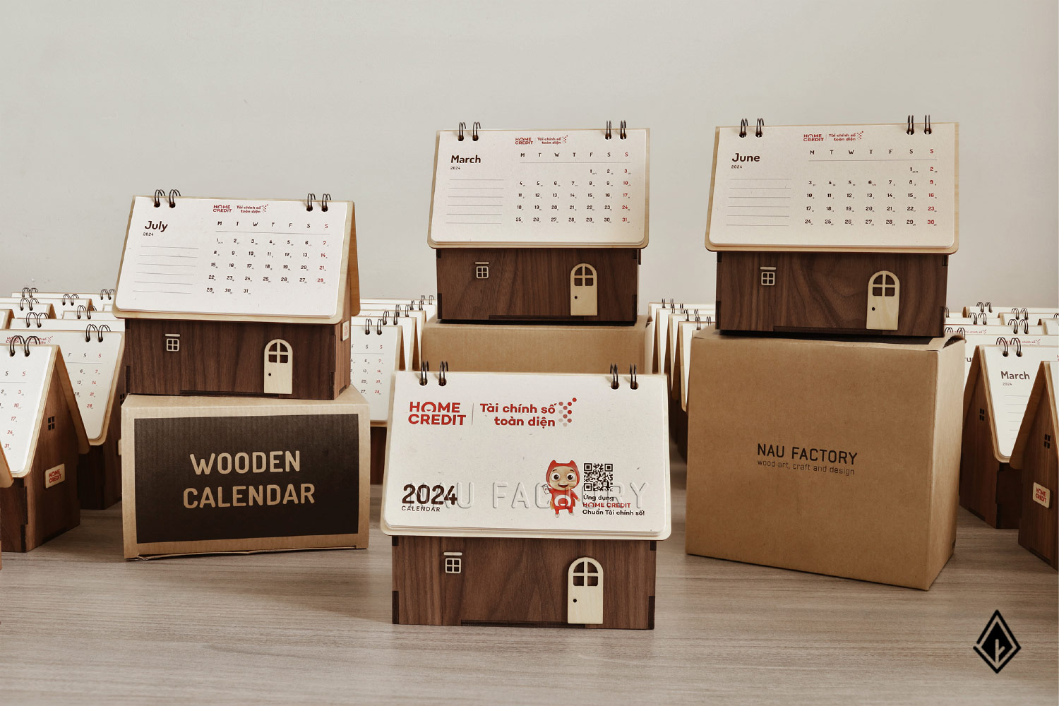 Khám phá dấu ấn thương hiệu của Home Credit trên lịch gỗ ngôi nhà – NAU ...