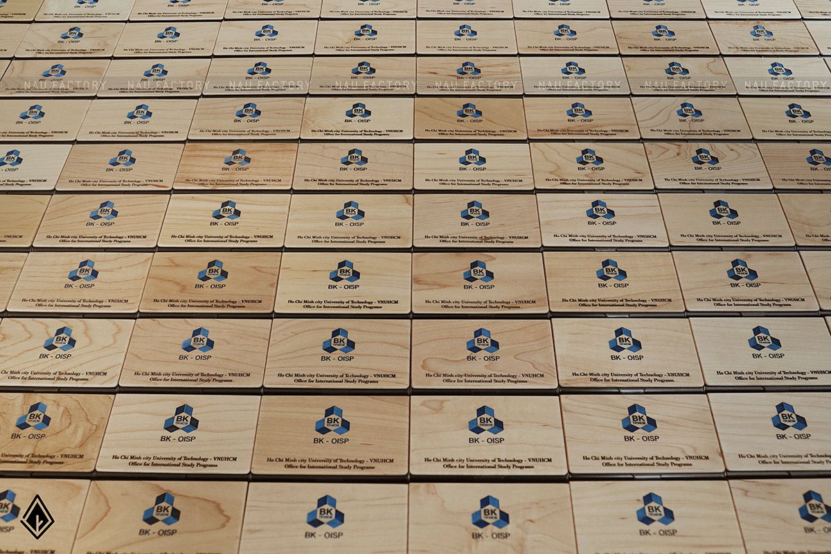 Hộp name card gỗ Maple | Khắc 2 mặt gỗ theo yêu cầu – NAU FACTORY