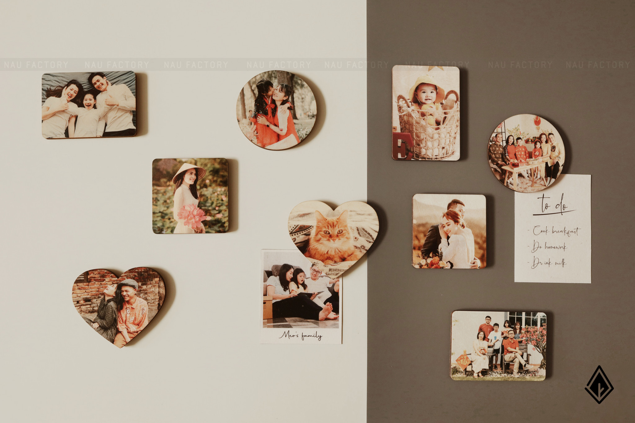 Magnet gỗ - Tạo điểm nhấn cho nơi note ghi chú của bạn – NAU FACTORY