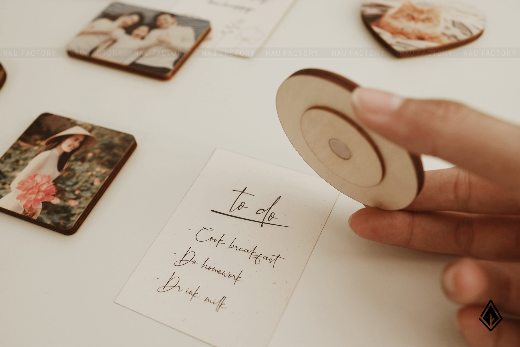 Magnet gỗ - Tạo điểm nhấn cho nơi note ghi chú của bạn – NAU FACTORY